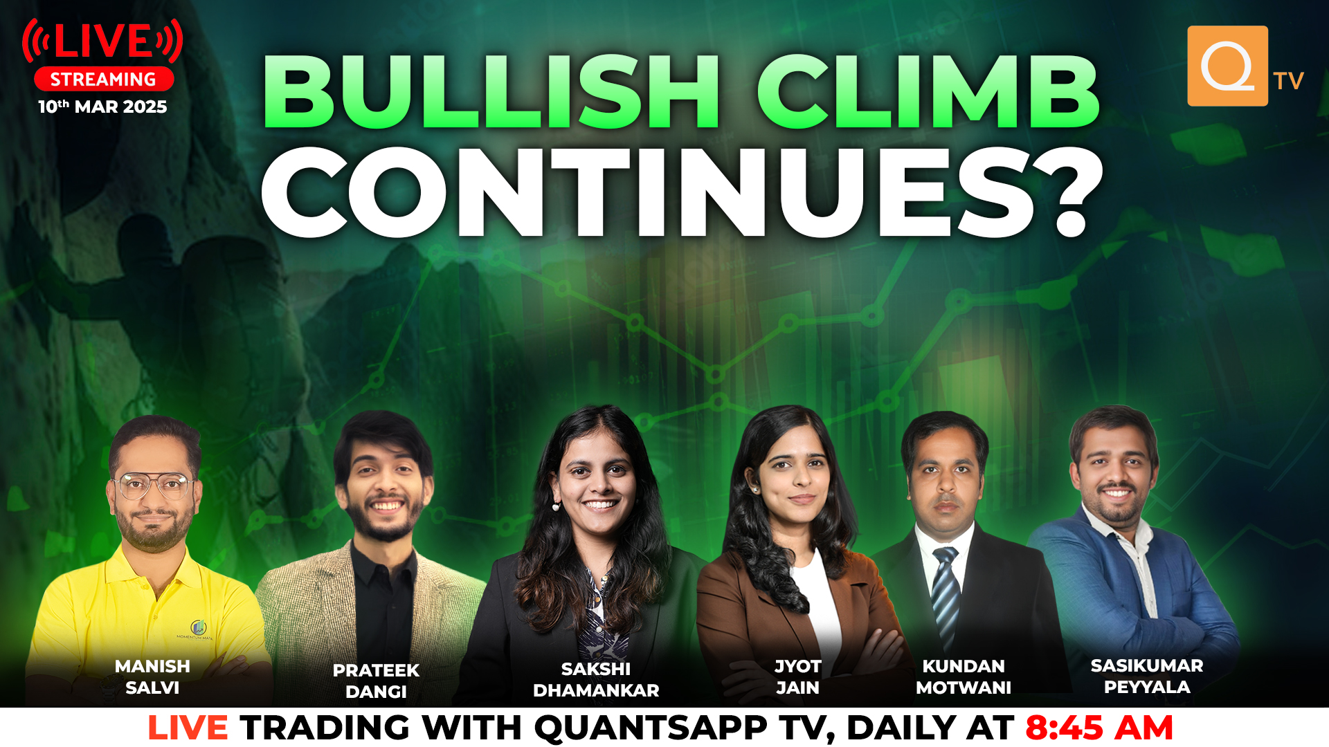 Quantsapp TV: Nifty Stock Market Trading & NSE Option Chain Live Updates