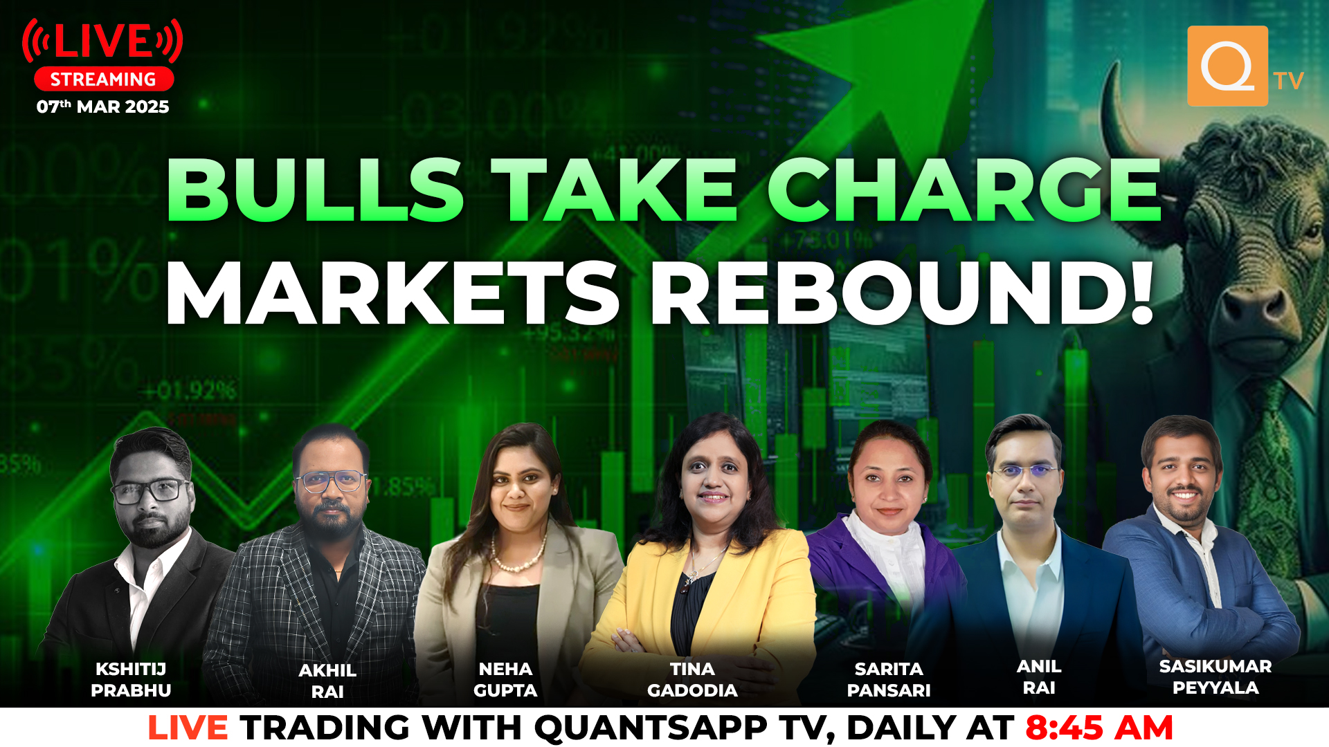Quantsapp TV: Nifty Stock Market Trading & NSE Option Chain Live Updates