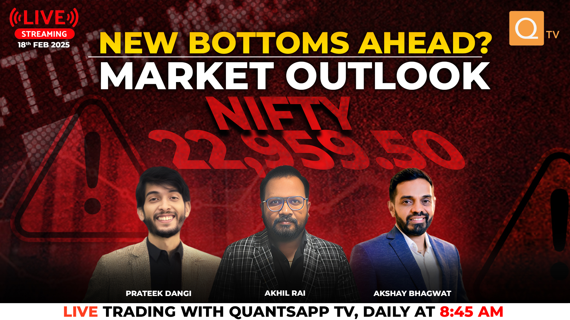 Quantsapp TV: Nifty Stock Market Trading & NSE Option Chain Live Updates