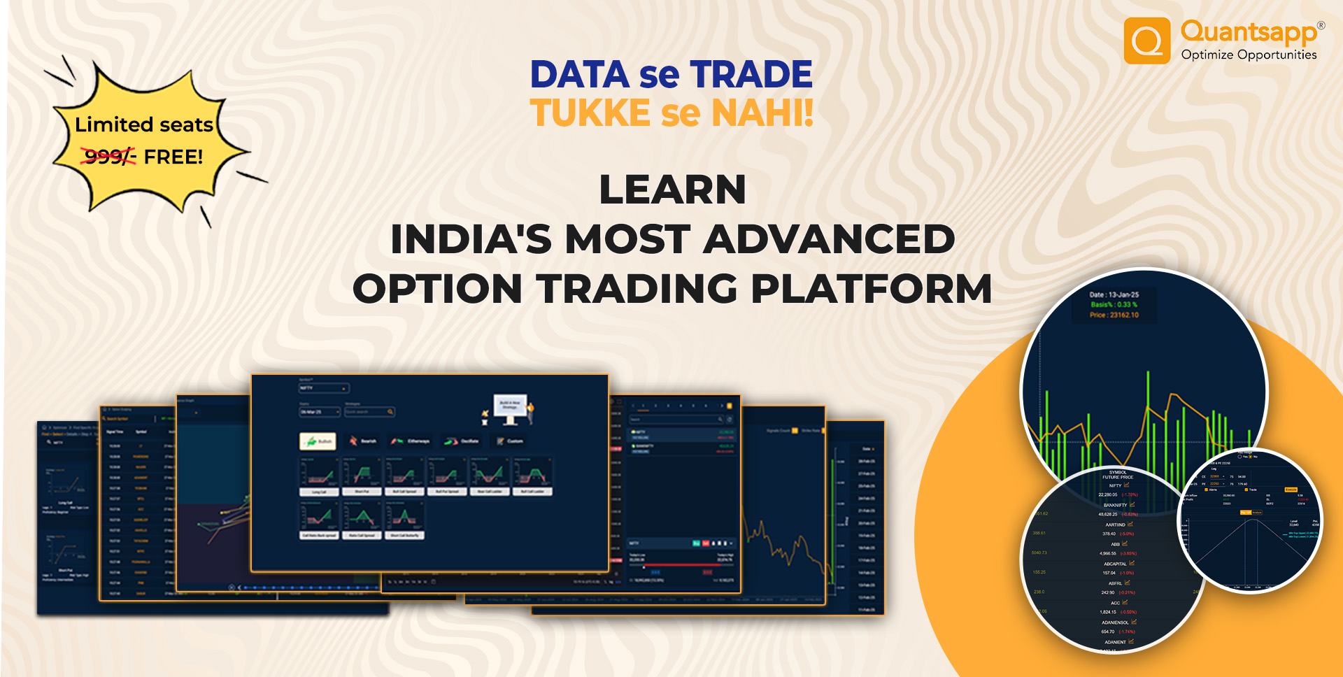 Options Trading Analytics Platform | Web Quantsapp